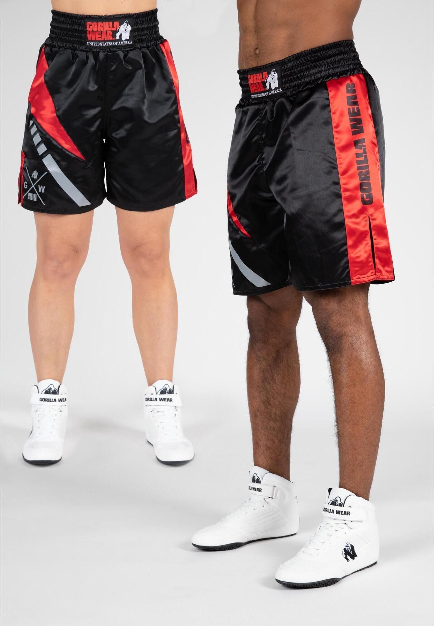 Gorilla Wear Spodenki Do Boksu Męskie Hornell Boxing Shorts Czarny ...