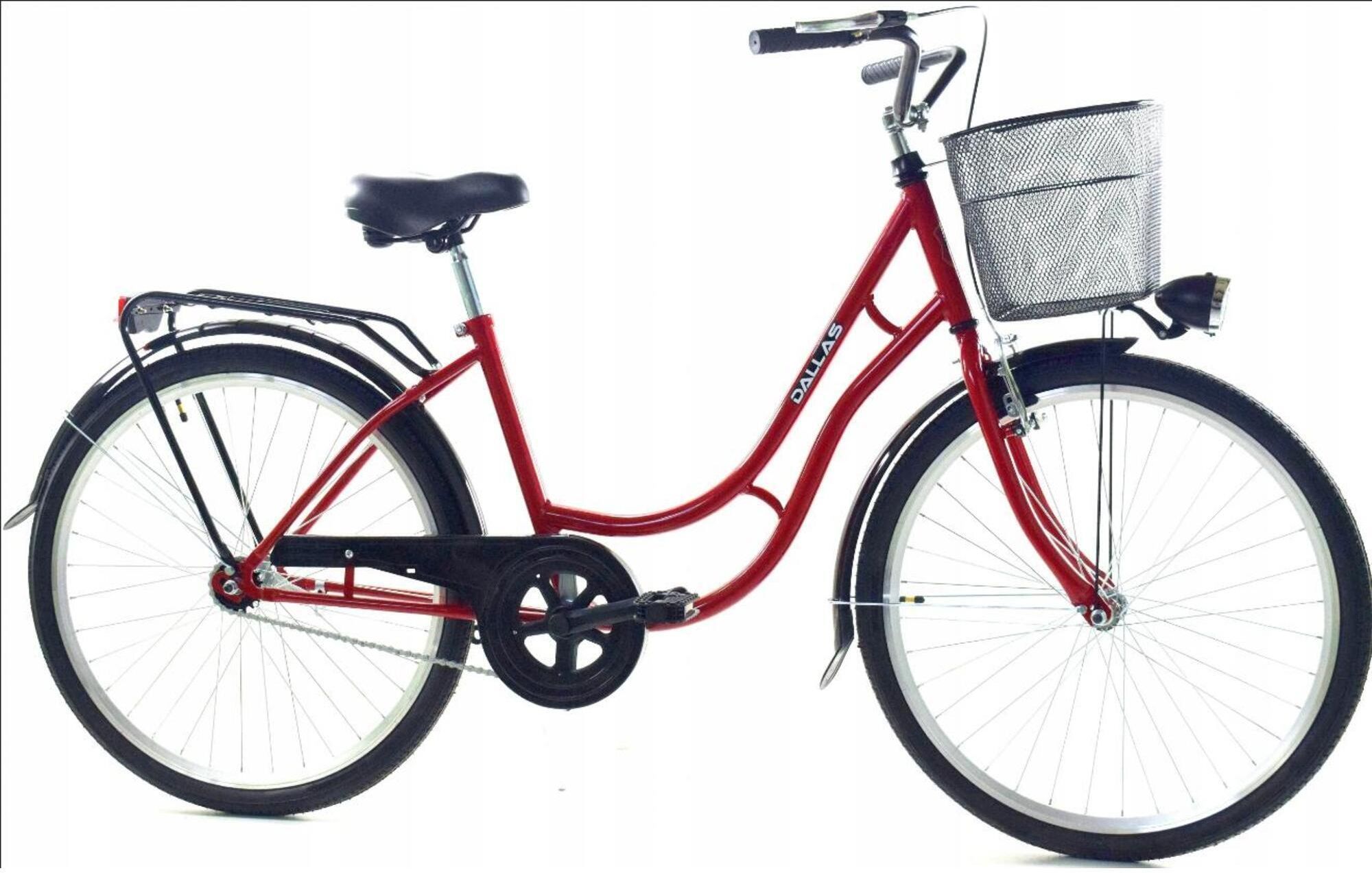 Dallas Bike Retro 26 1Spd Czerwony - Rowery Miejskie - Ceny i opinie ...