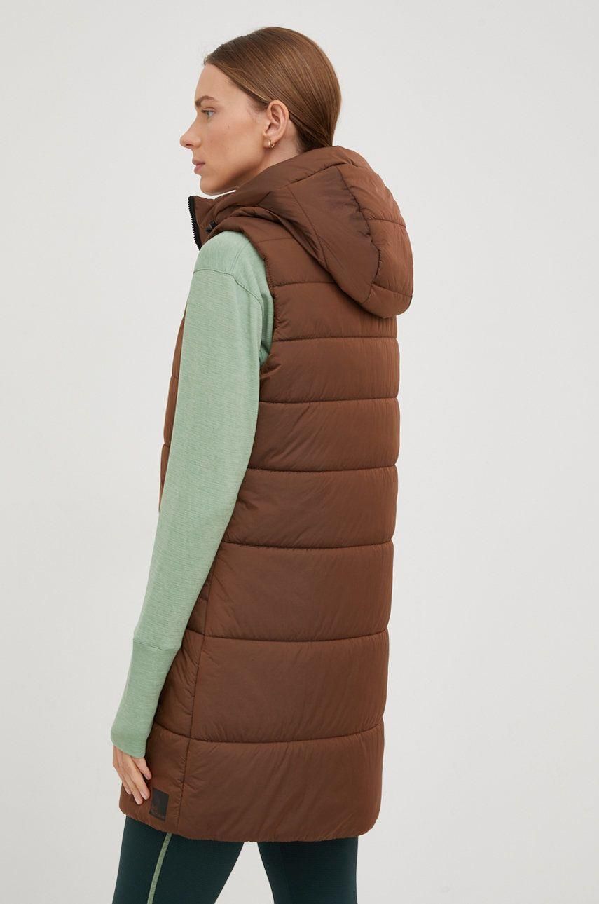 Jack Wolfskin bezrękawnik damski kolor brązowy zimowy - Ceny i opinie ...