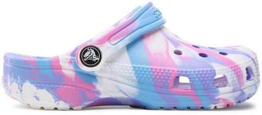 Crocs Klapki Classic Marbled Clog K 207464 Biały - Ceny i opinie - Ceneo.pl