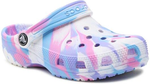 Crocs Klapki Classic Marbled Clog K 207464 Biały - Ceny i opinie - Ceneo.pl