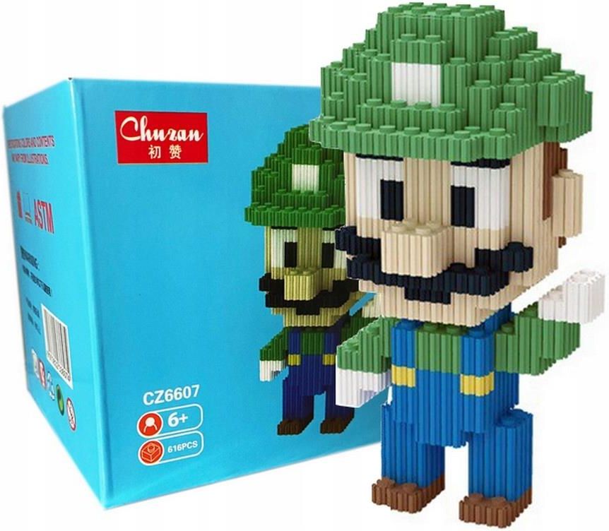 Sluban Klocki Magic Block Figurka 3D Mario Luigi 616El - ceny i opinie ...