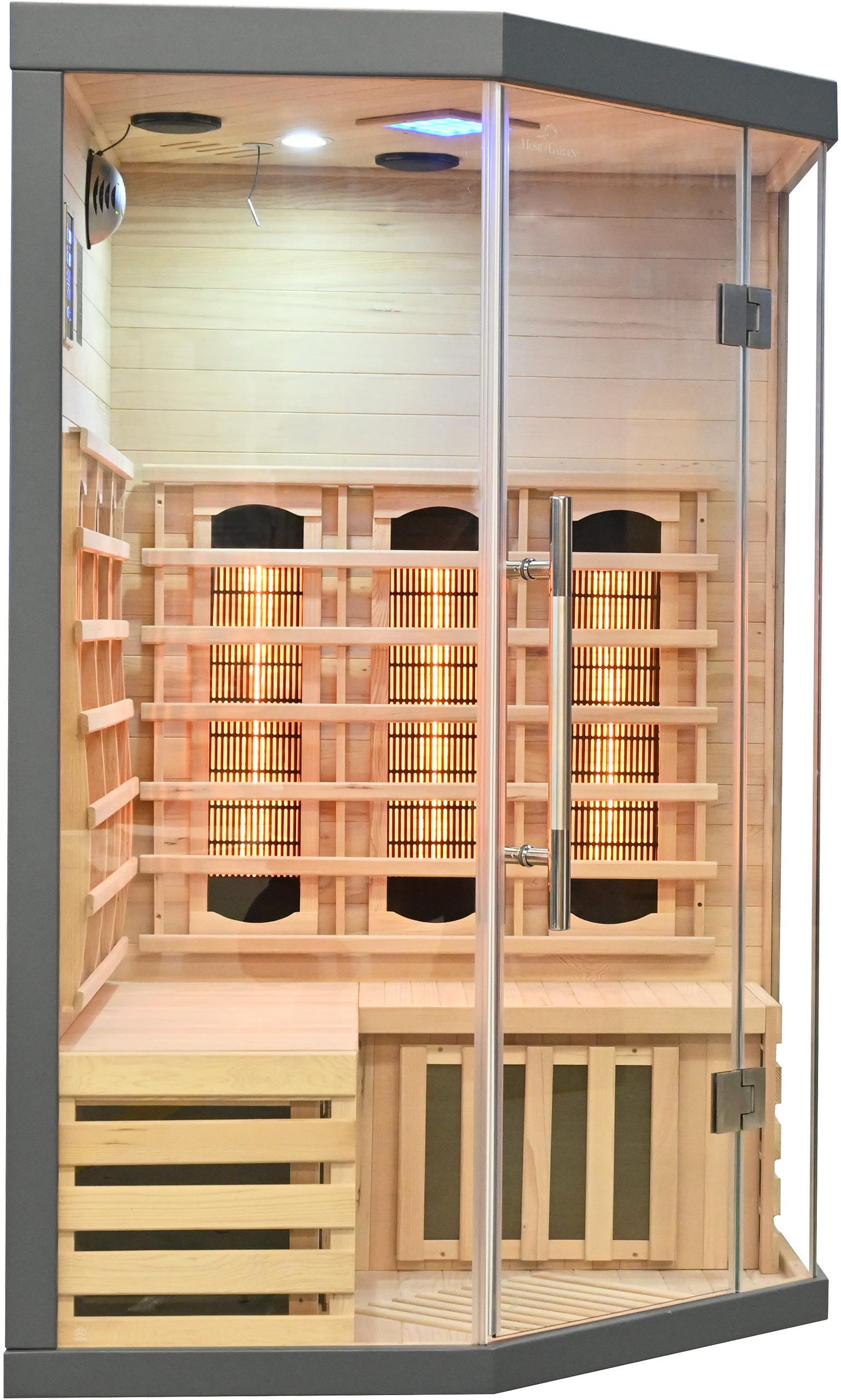 HOME & GARDEN Sauna infrared RG2C Grey - Opinie i ceny na Ceneo.pl
