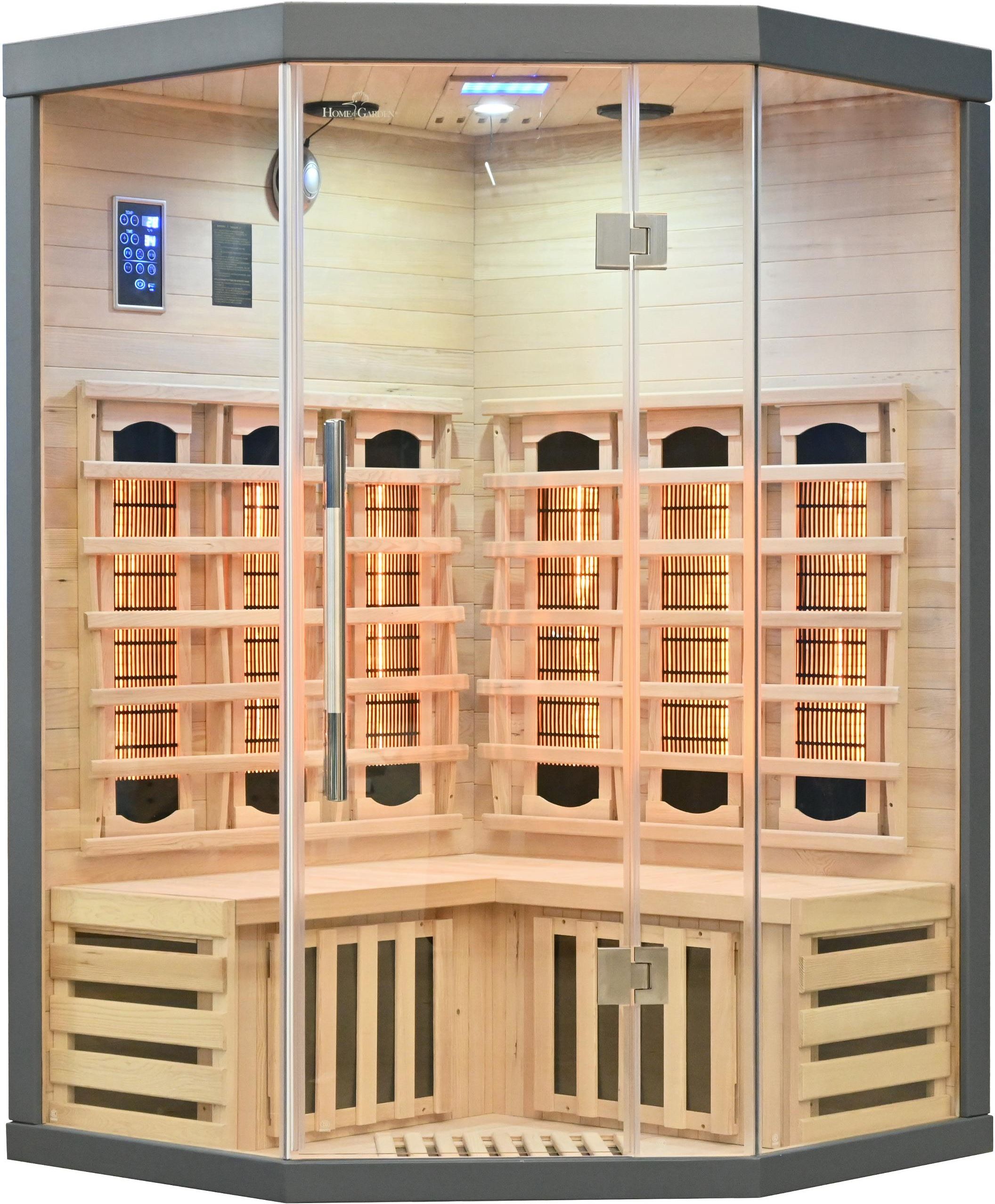 HOME & GARDEN Sauna infrared RG2C Grey - Opinie i ceny na Ceneo.pl