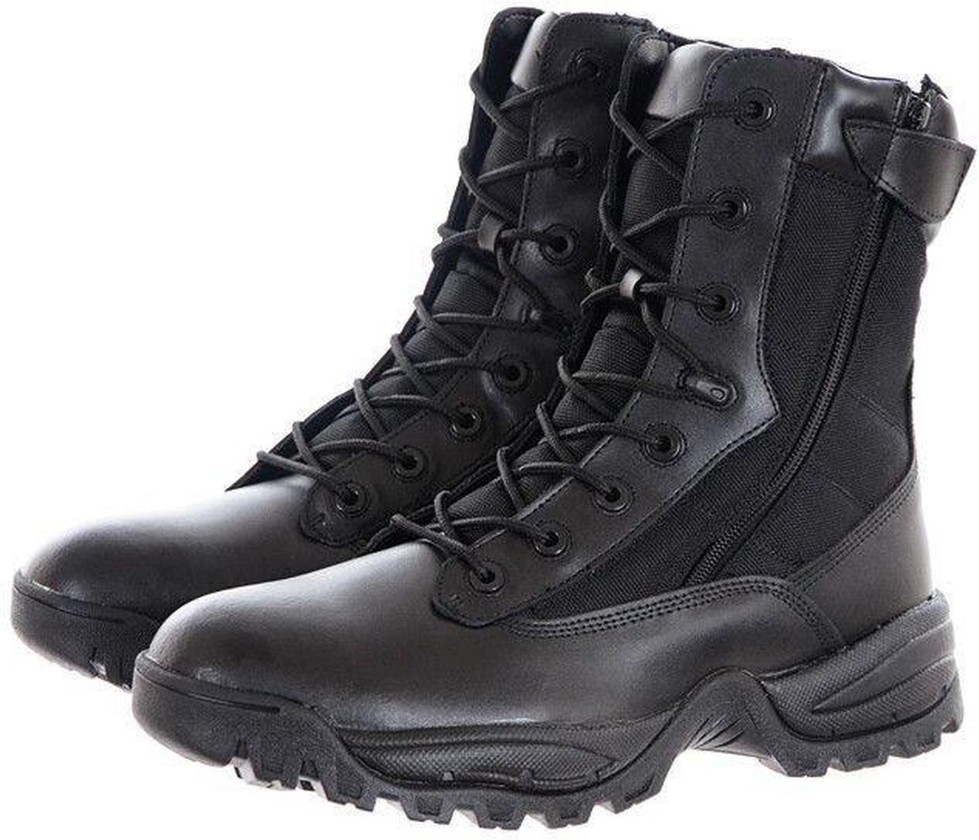 Mil-Tec Buty Taktyczne Męskie Skórzane Dwa Zamki Czarne Czarny 41 ...