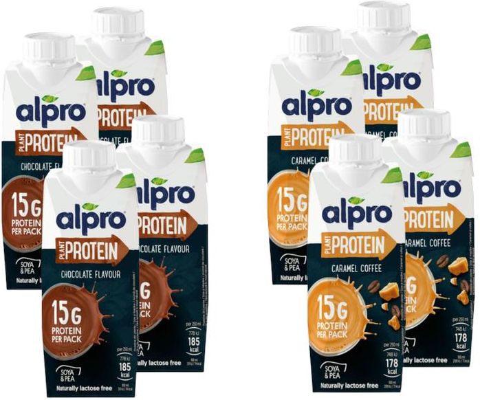 Alpro Napój Sojowy Proteinowy Zestaw Mix 8X250Ml - Ceny i opinie - Ceneo.pl