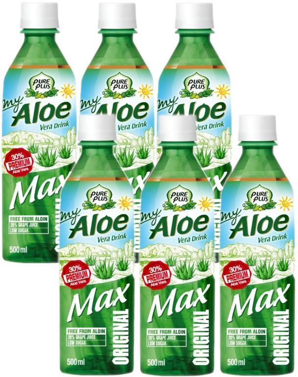 Pure Plus My Aloe Max Napój Z Aloesem Zestaw 6 X 500 Ml - Ceny i opinie ...