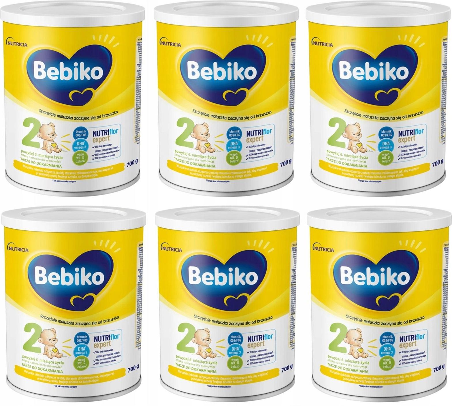 Bebiko 2 Mleko następne powyżej 6. miesiąca życia 6x700g - Ceny i ...
