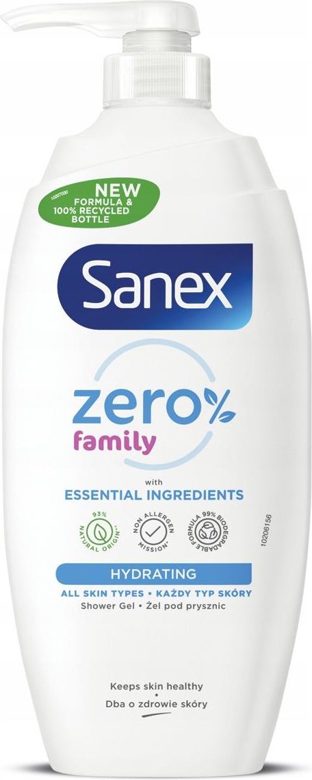 Sanex Żel pod prysznic Zero % Family 750ml - Opinie i ceny na Ceneo.pl