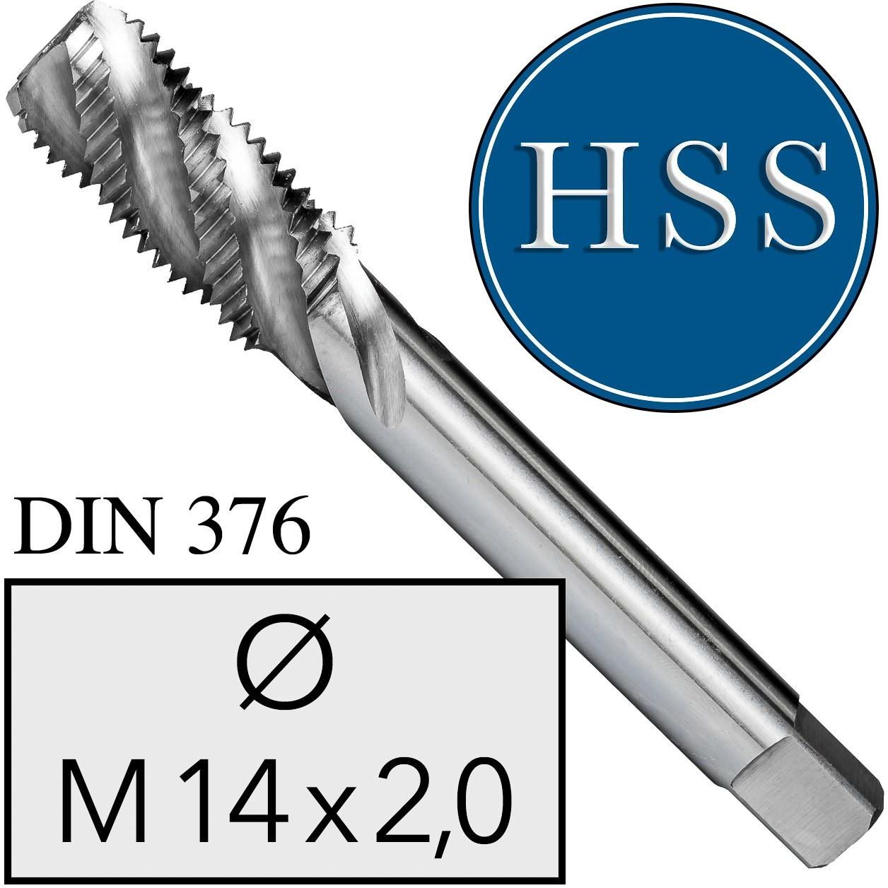Melver M14X2,0 Gwintownik Maszynowy Hss Din 376 Skrętny M16X20_Hss_Din_376_Ms M14X20_Hss_Din_376 ...