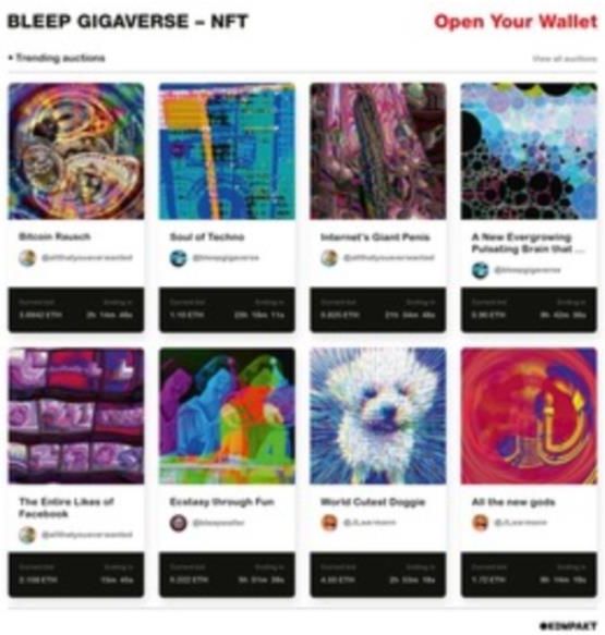 Płyta winylowa Bleep Gigaverse - NFT (Winyl) - Ceny i opinie - Ceneo.pl