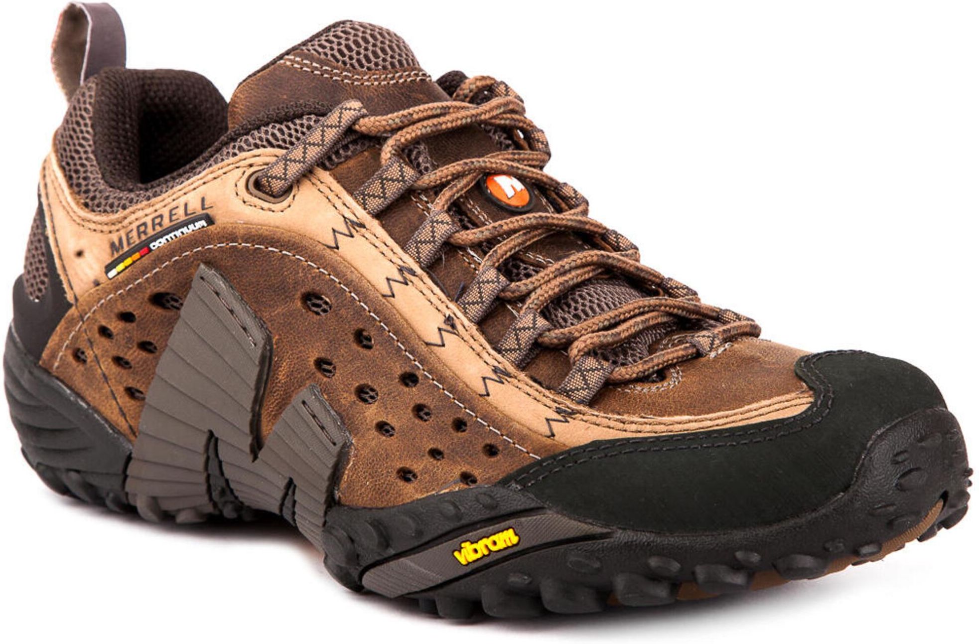 Buty trekkingowe Merrell Intercept Vibram Brązowy - Ceny i opinie ...