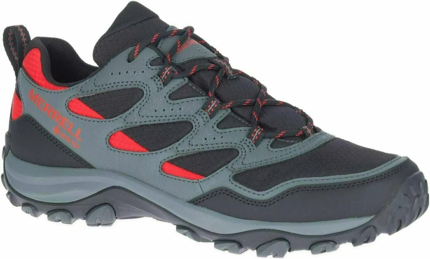 Buty trekkingowe Merrell West Rim Sport Gtx Black High Risk 45 - Ceny i ...