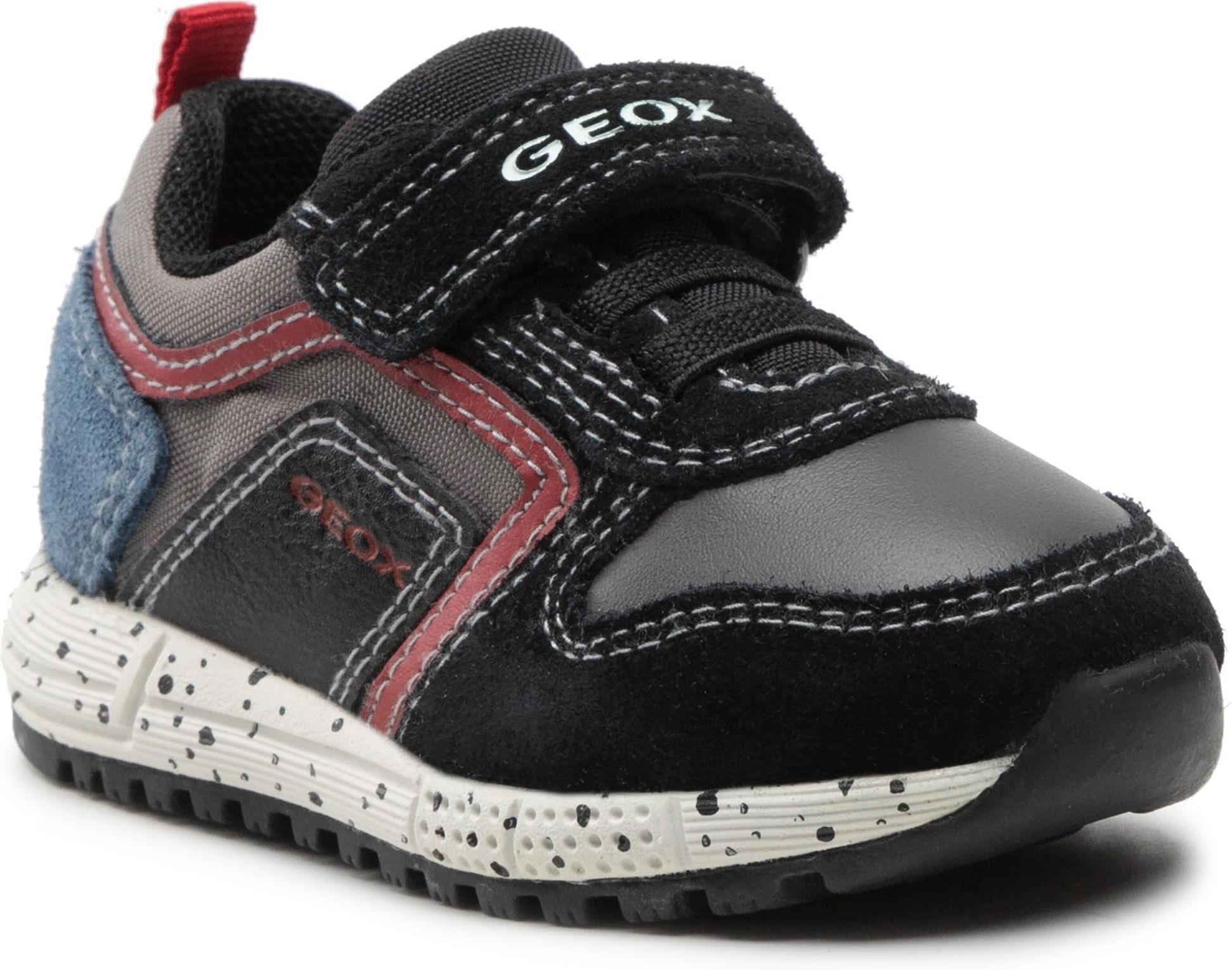Sneakersy GEOX - B Alben B. C B043CC 022FU C0260 M Black/Dk Red - Ceny i opinie - Ceneo.pl