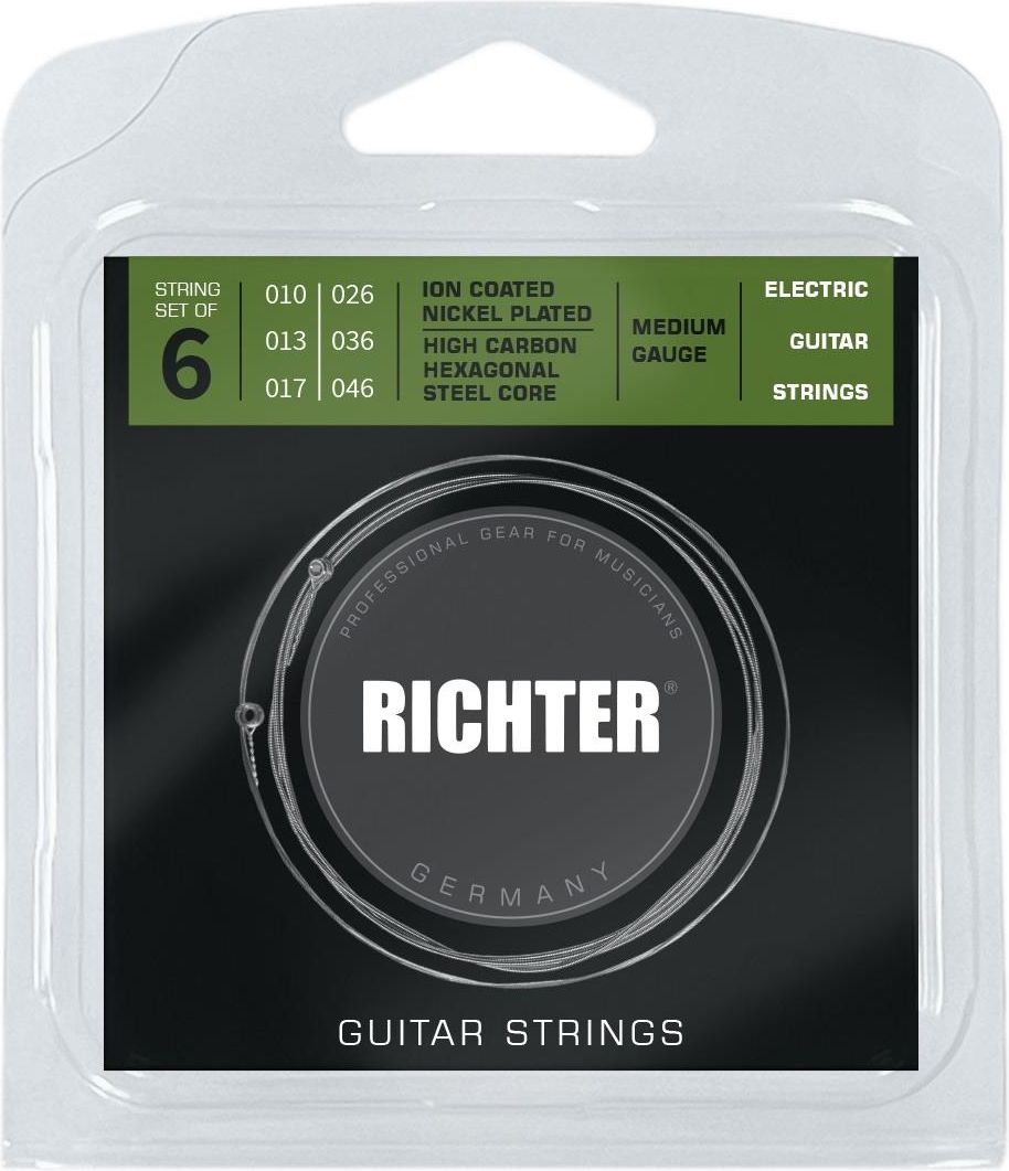 Struna Richter Electric Guitar Strings Ion Coated, Medium 10-46 - Ceny ...