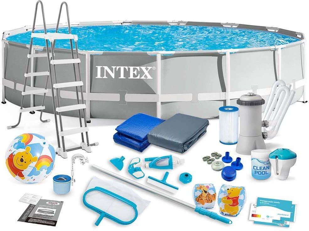 Basen Intex Do Ogrodu 457X107Cm Zestaw Szary - Ceny i opinie - Ceneo.pl
