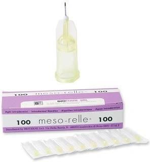 Meso-Relle Mesorelle 32G 0,23X4Mm Igły Do Mezoterapii 10Szt - ceny i ...
