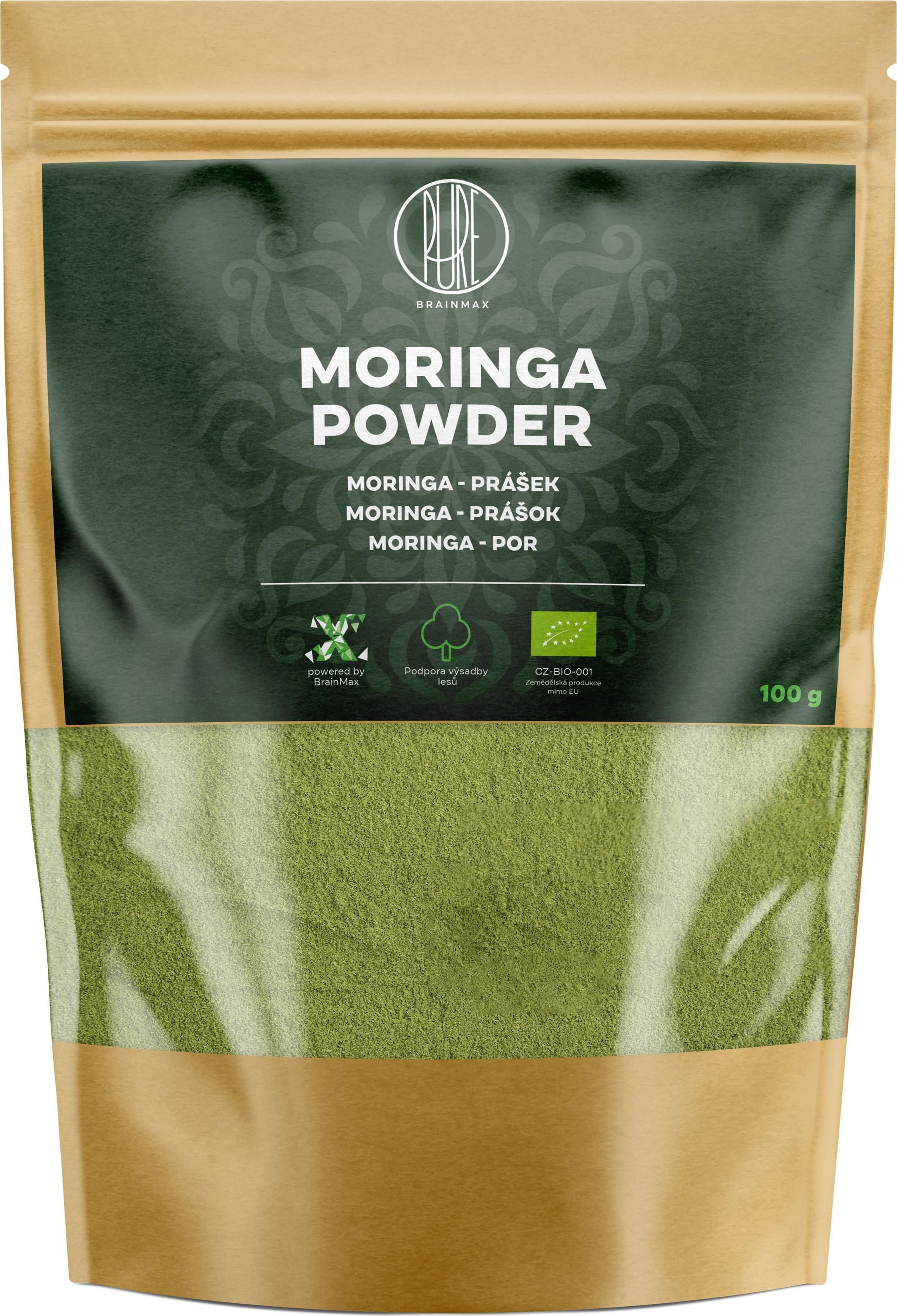 Brainmax Pure Moringa Bio Proszek 100G - Ceny i opinie - Ceneo.pl
