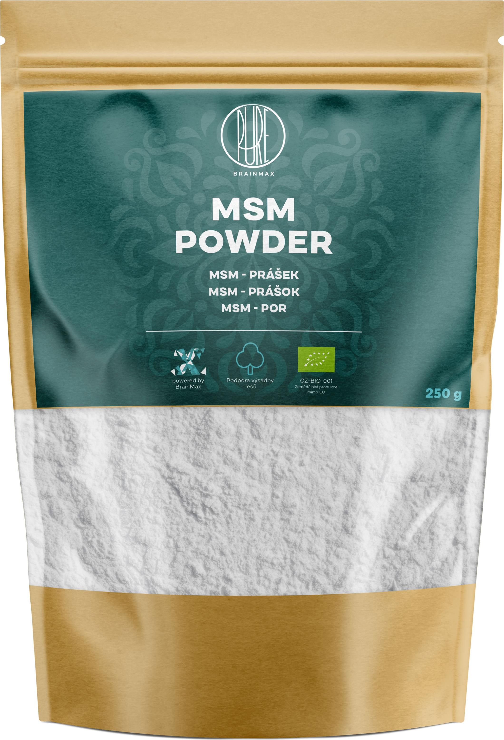Brainmax Pure Msm Bio Proszek 250G - Ceny i opinie - Ceneo.pl