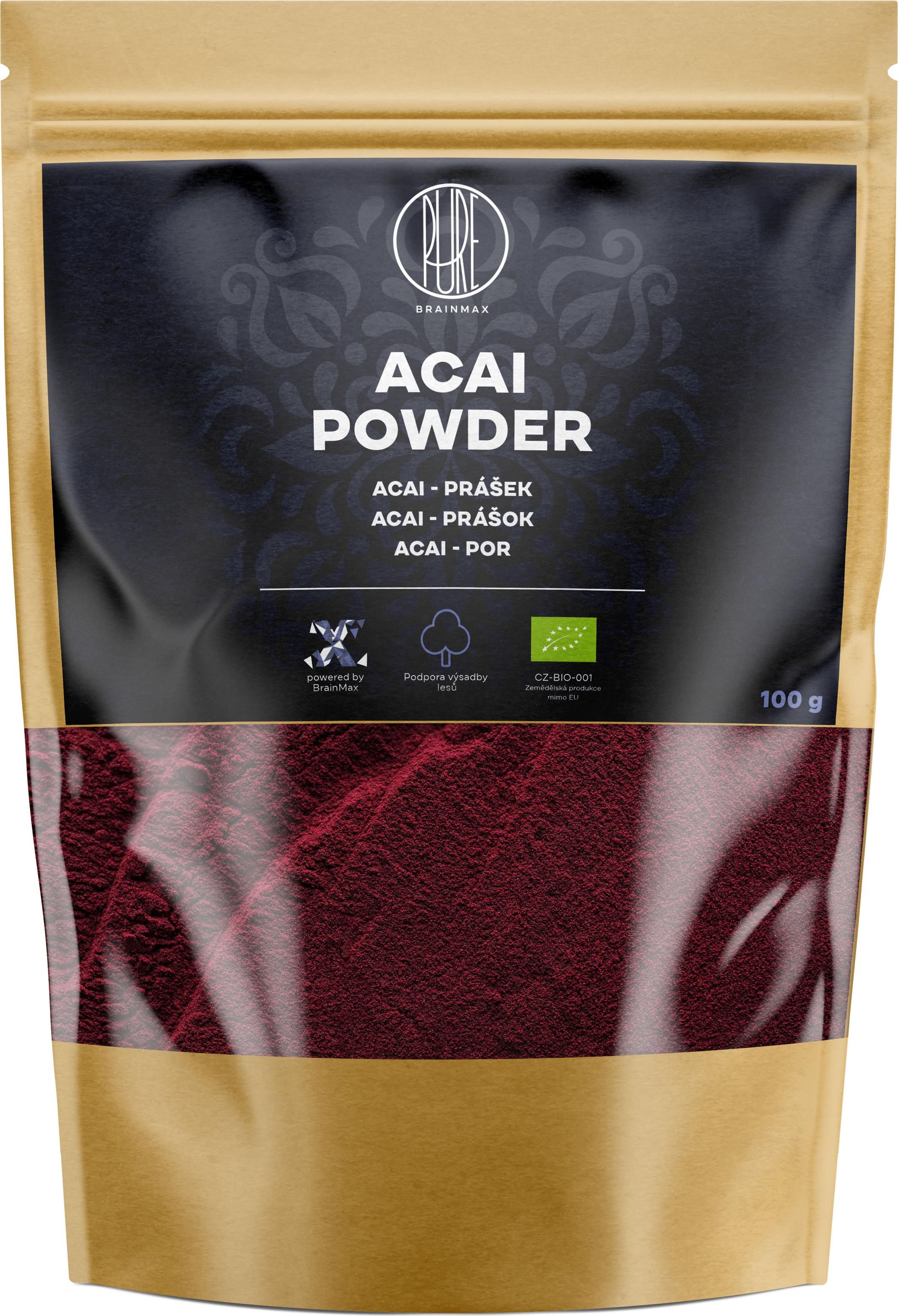 Brainmax Pure Acai Bio Proszek 100G - Ceny i opinie - Ceneo.pl