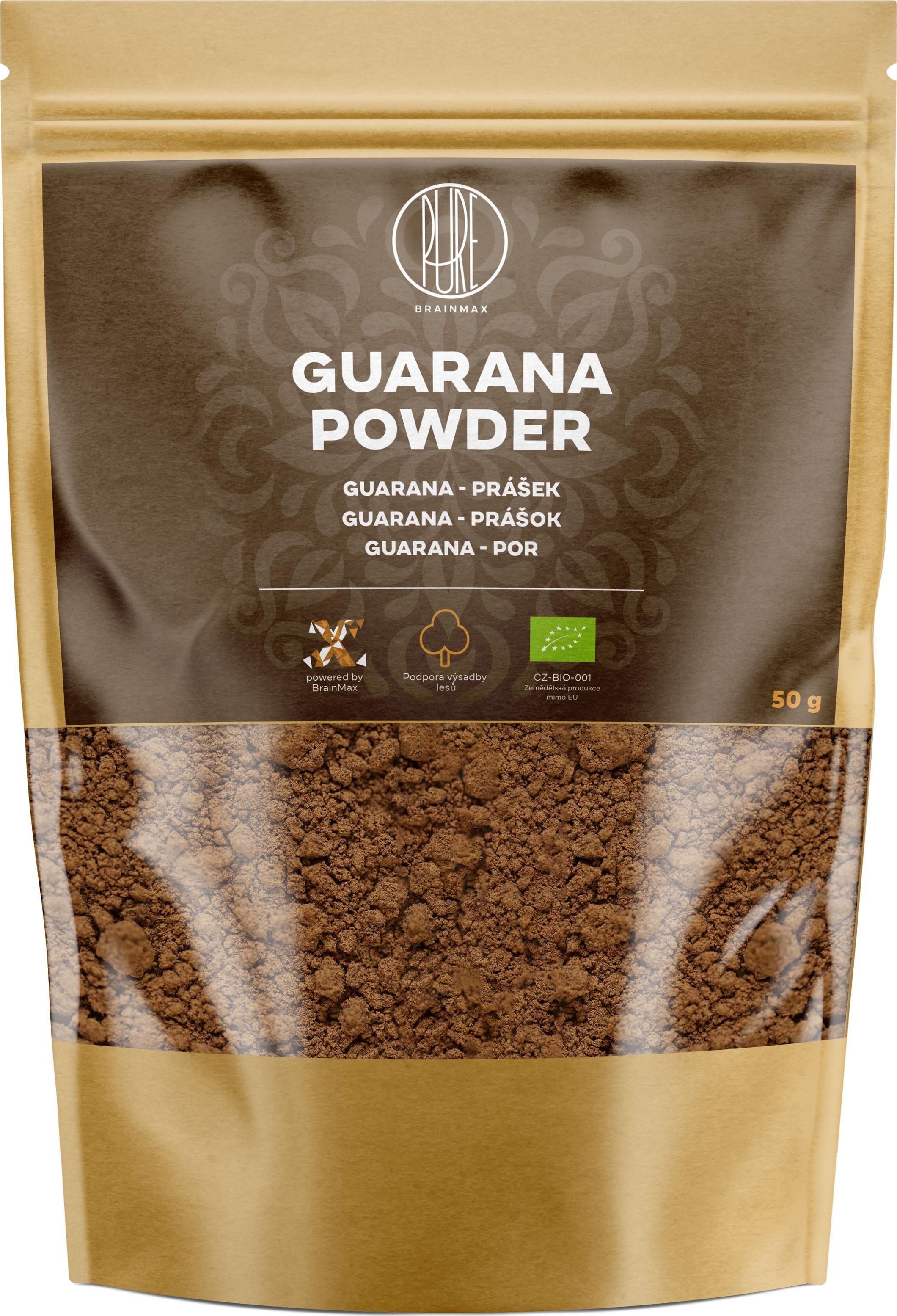 Brainmax Pure Guarana Bio Proszek 50G - Ceny i opinie - Ceneo.pl