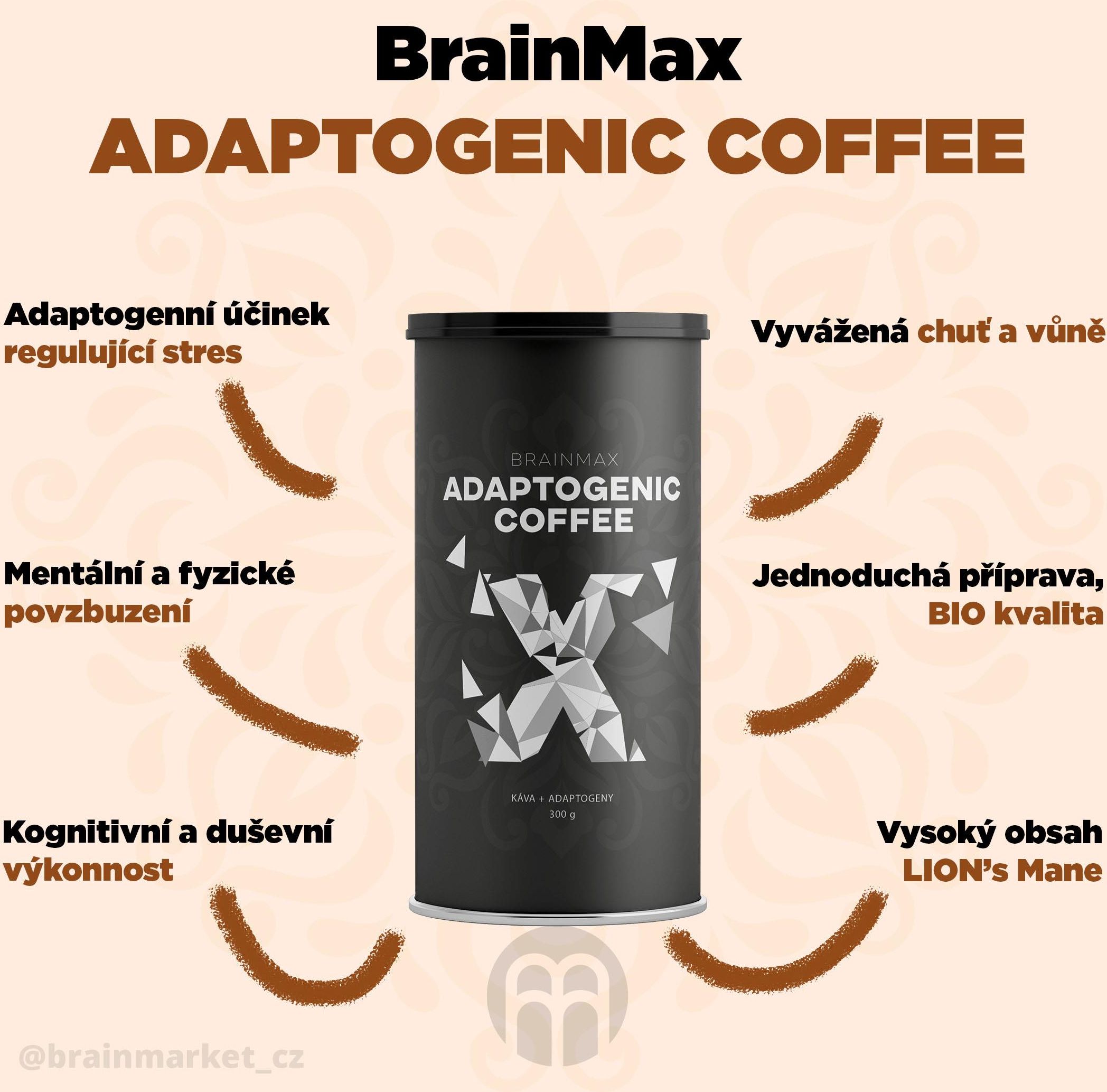 Kawa Brainmax Adaptogenic Coffee Kawa Rozpuszczalna Bio Z Adaptogenami 300G - Ceny i opinie ...