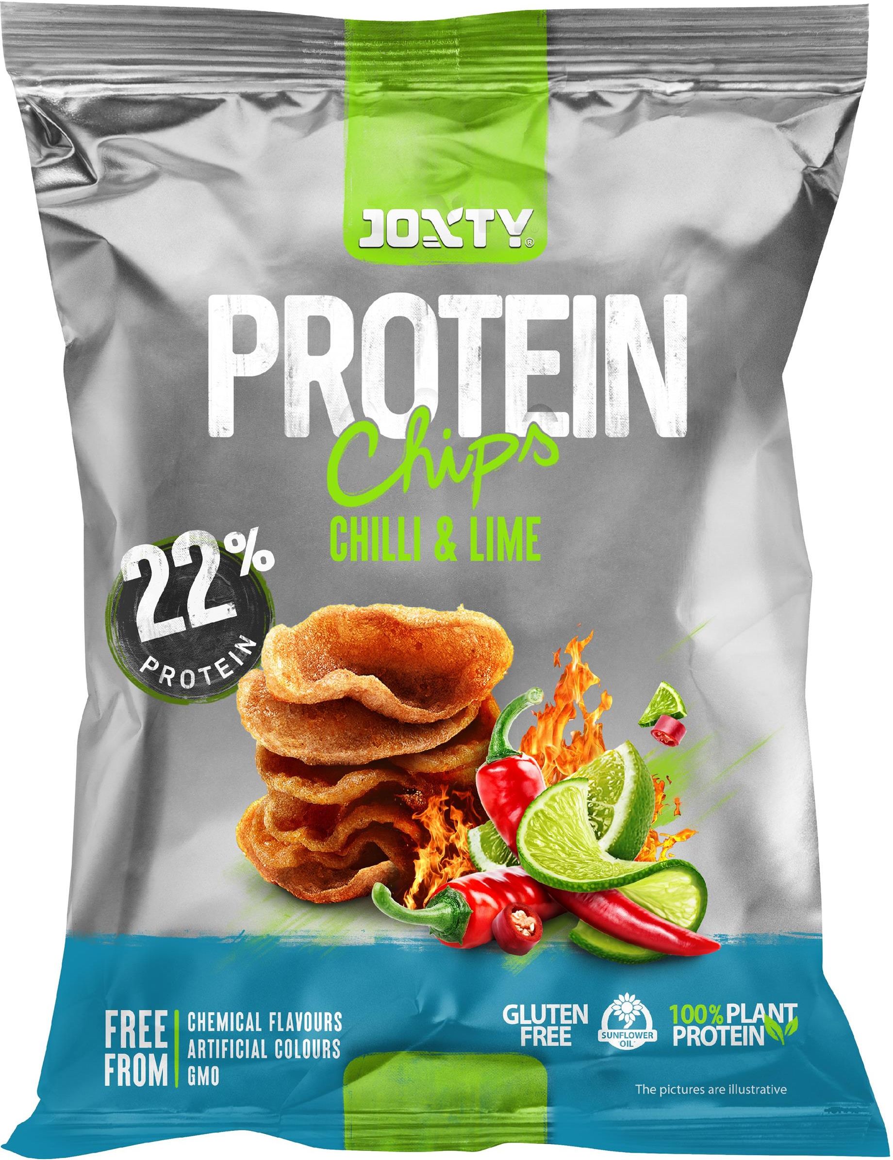 Joxty Chipsy Proteinowe 22% Chilli I Limonka 50G - Ceny i opinie - Ceneo.pl