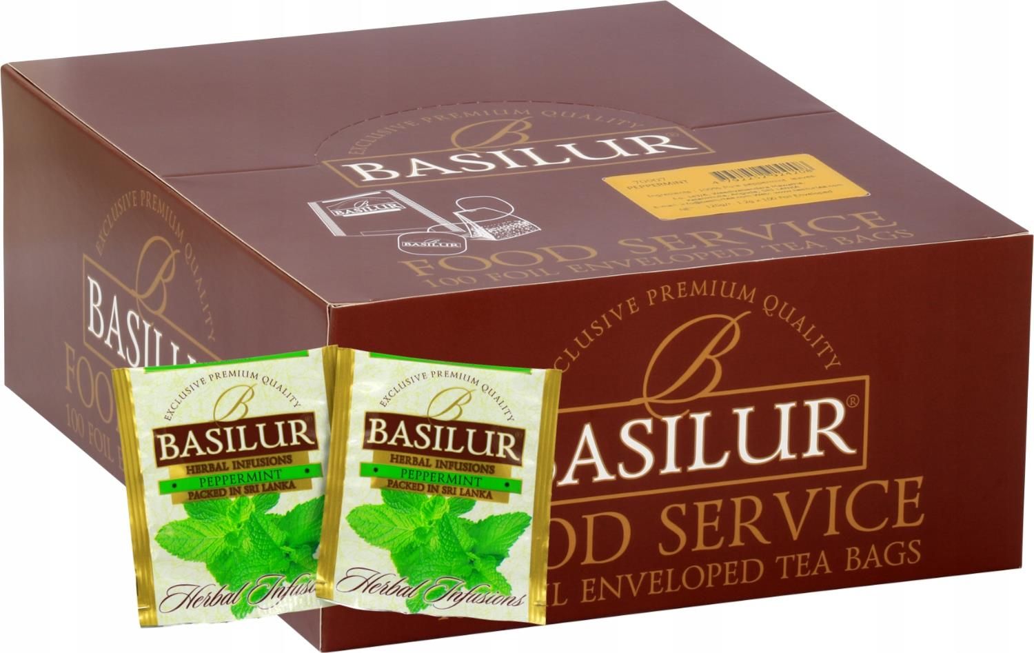 Herbata Horeca Basilur Peppermint Herbata Miętowa 100X1,2G - Ceny i ...
