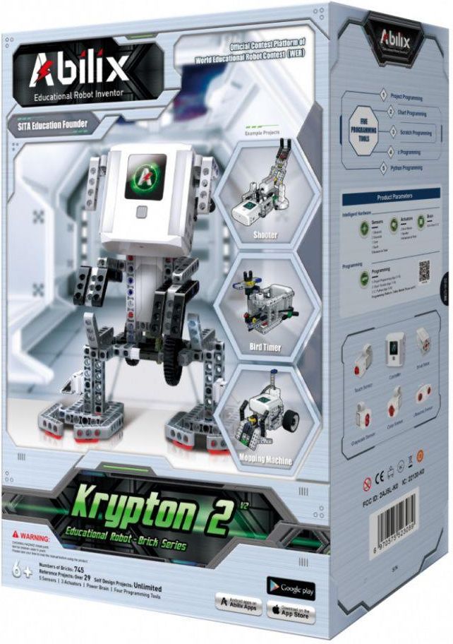 Abilix Laboratoria Przyszłości. Zestaw Lab3: 12 X Robot Krypton 2 (LAB3 ...