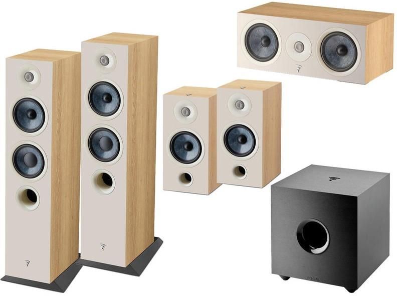 Focal Zestaw głośników CHORA 816 + 806 + CENTER + CUB EVO 8400 ...