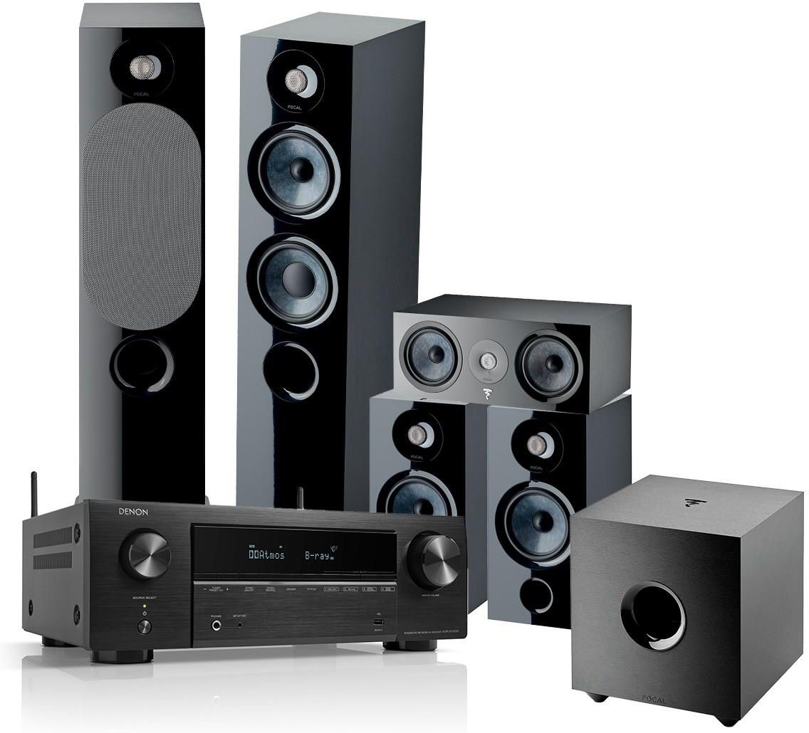 Denon Kino domowe: AVR-X1700H + Chora 816/806/Center + CUB EVO Czarny ...