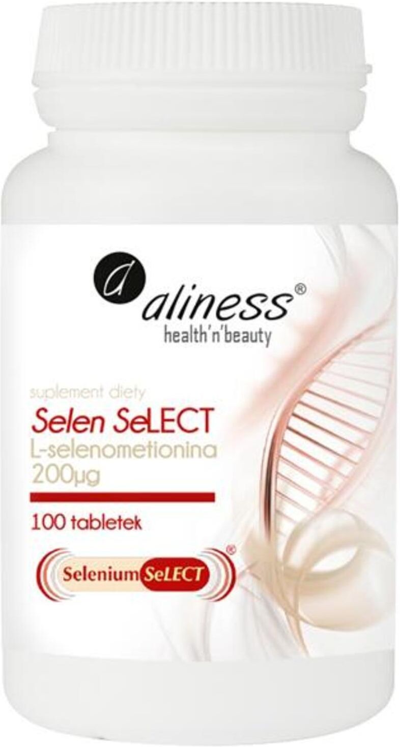 Aliness Selen Select 200µg 100 Tabl - Opinie i ceny na Ceneo.pl