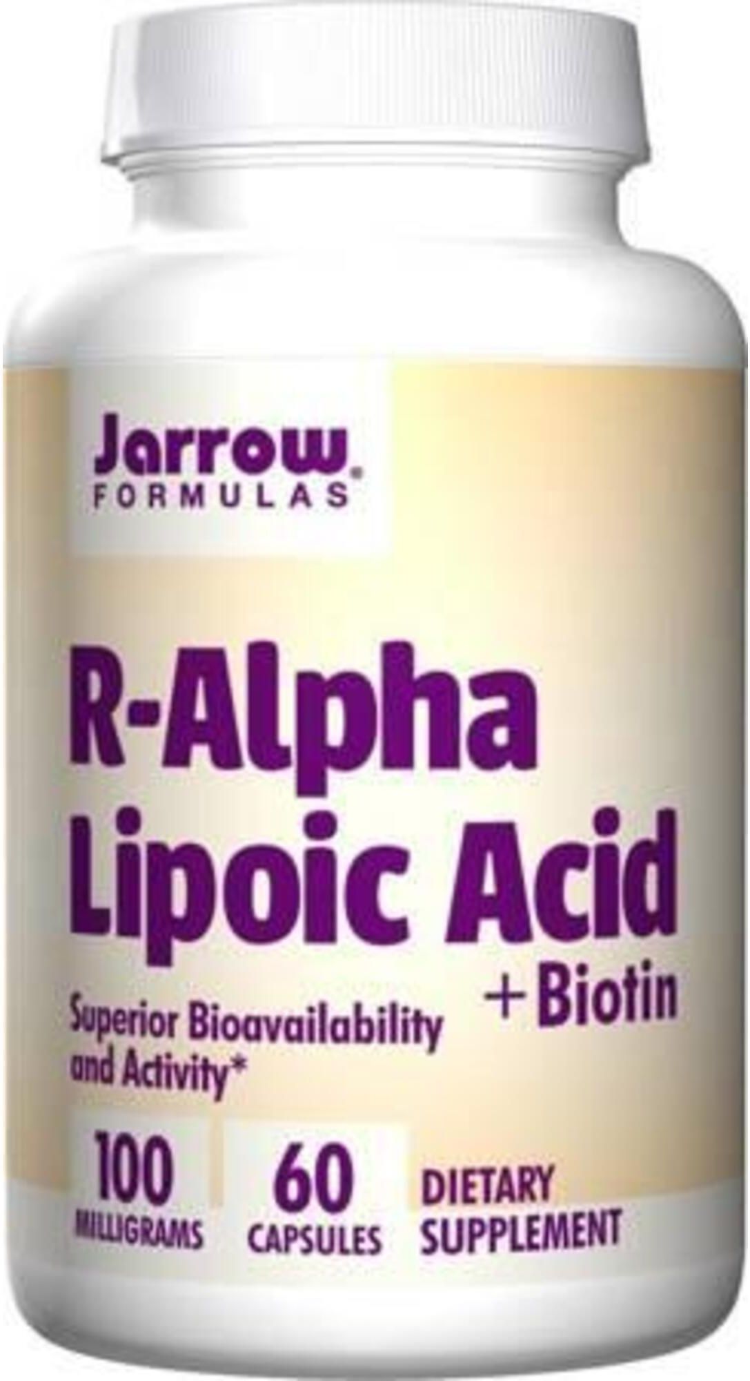 Jarrow Formulas R Alpha Lipoic Acid+ Biotin 60 Kaps - Opinie i ceny na ...