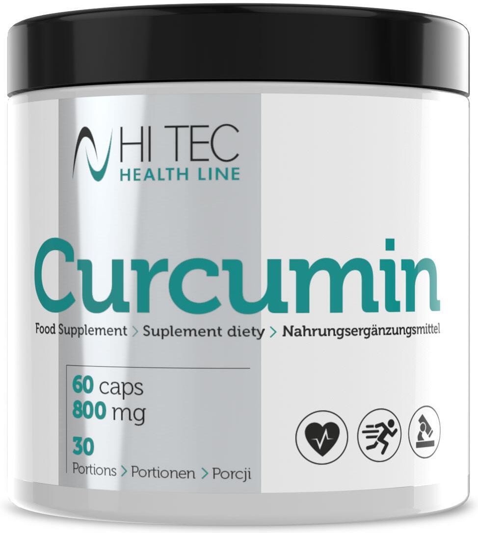 Hi Tec Health Line Curcumin 800 Mg 60 Kaps - Opinie i ceny na Ceneo.pl