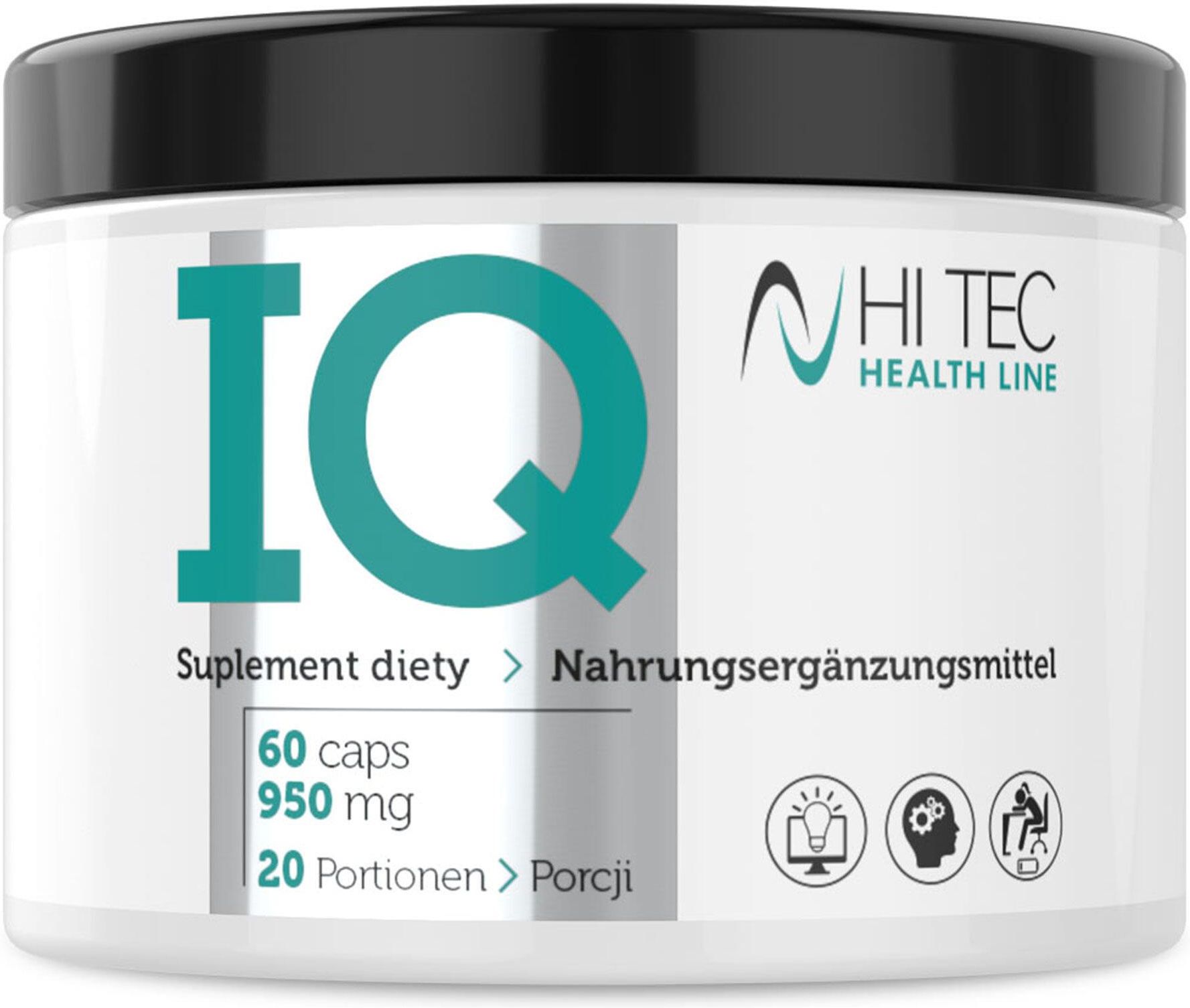 Hi Tec Health Line Iq 950 Mg 60Kaps - Opinie i ceny na Ceneo.pl