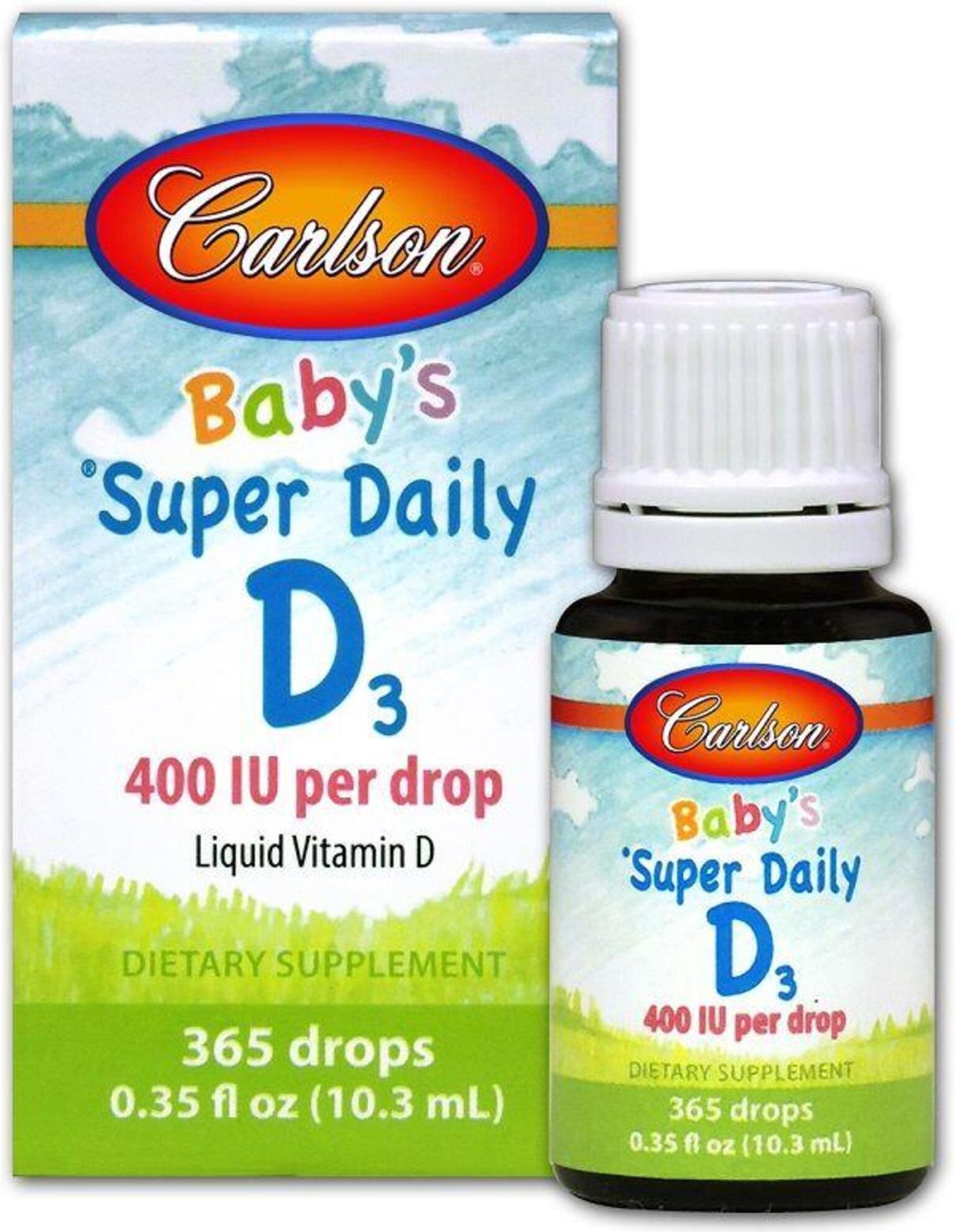 Carlson Labs Baby'S Super Daily D3 10 Ml. - Opinie i ceny na Ceneo.pl