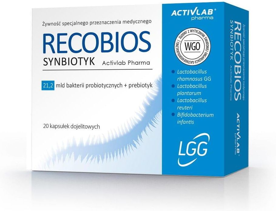 Activlab Pharma Recobios Synbiotyk Bakterie Probiotyczne 12 G - Opinie ...