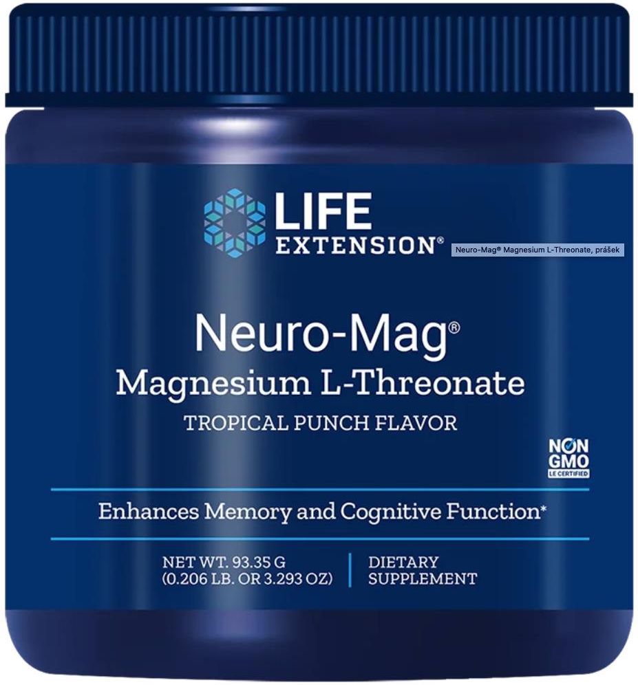 Life Extension Neuro Mag Magnez L Treonian W Proszku 93G - Opinie i ...