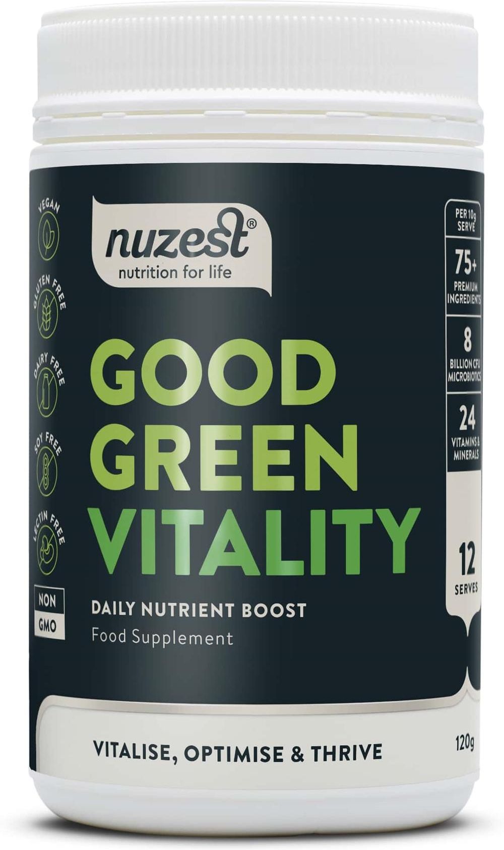 Nuzest Good Green Vitality 120G - Opinie i ceny na Ceneo.pl