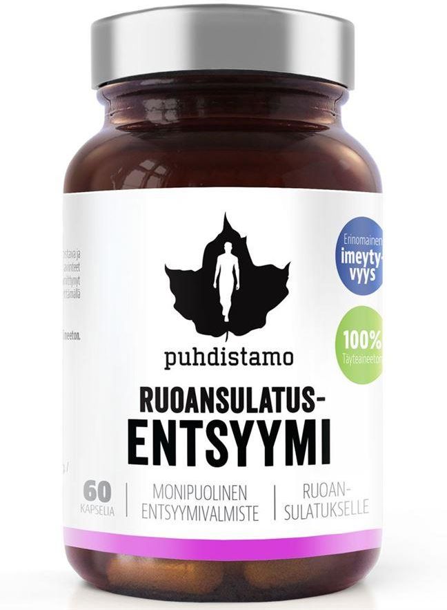 Puhdistamo Enzymy Trawienne 60Kaps. Ruoansulatus Enstsyymi - Opinie i ...