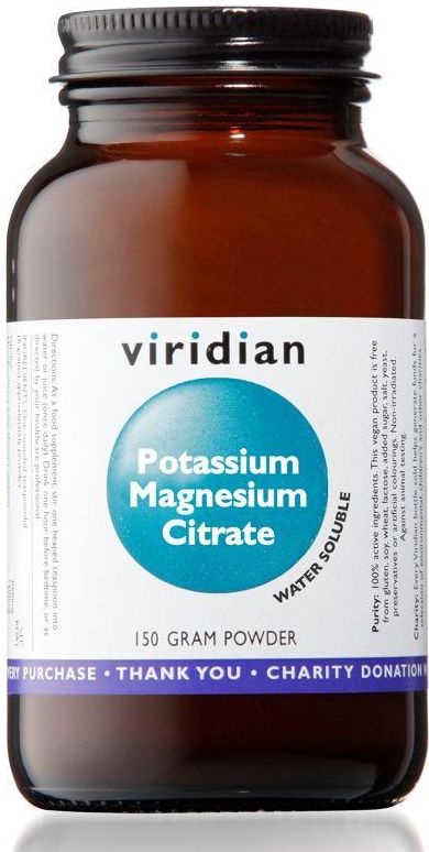 Viridian Potas Magnez Cytrynian Proszek 150G - Opinie i ceny na Ceneo.pl