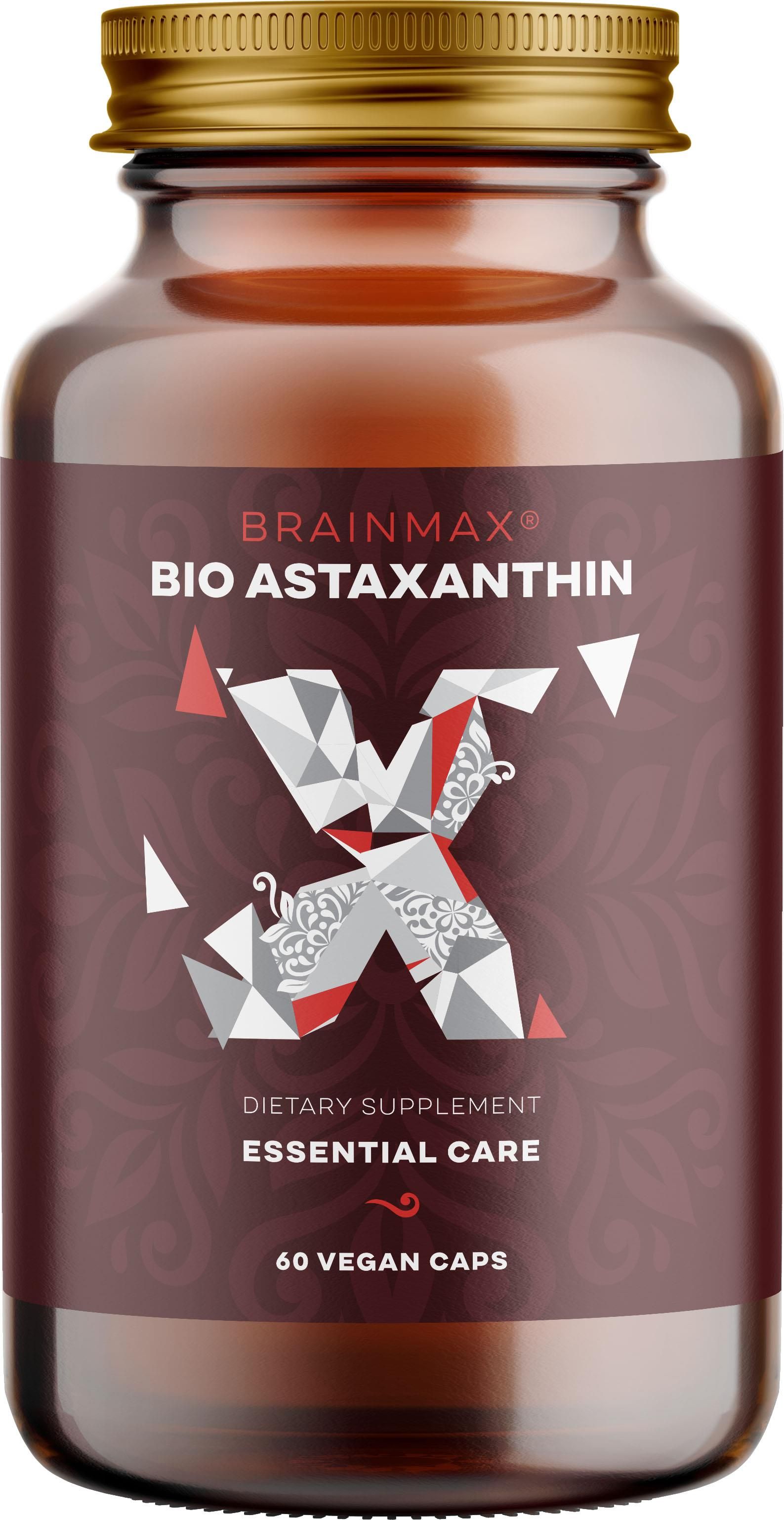Brainmax Astaxanthin Astaksantyna Bio 8 Mg 60Kaps. Roślinnych - Opinie ...