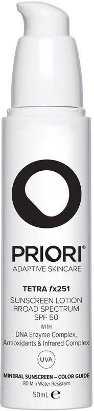 Priori Tetra fx251 Broad Spectrum SPF50 Color Guide 50ml - Opinie i ...