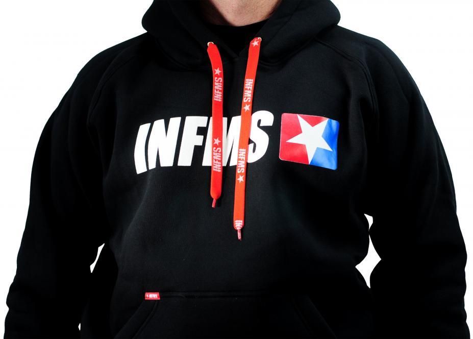 Odzież motocyklowa The Infamous Team Bluza Trzeba Zapie*** + Wlepy ...