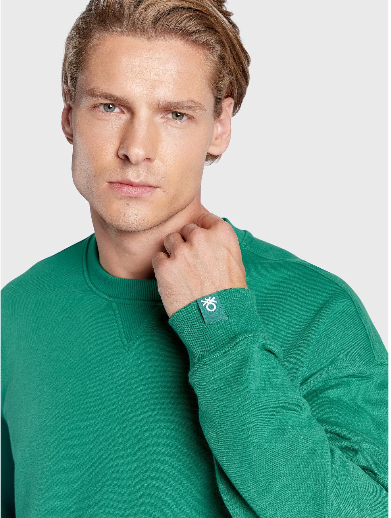 United Colors Of Benetton Bluza 3J68U1009 Zielony Regular Fit - Ceny i ...