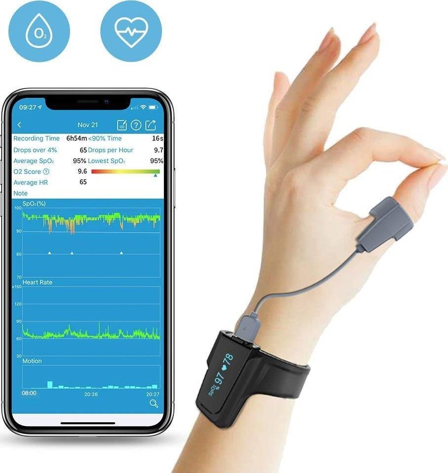 Wellue Checkme O2 Max Profesjonalny Monitor Snu Oddechu - Ceny i opinie ...