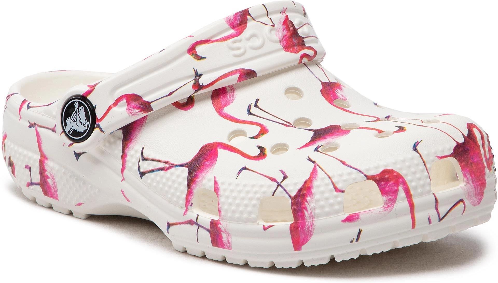 Klapki CROCS - Classic Pool Party Clog K 207826 White/Flamingo - Ceny i ...