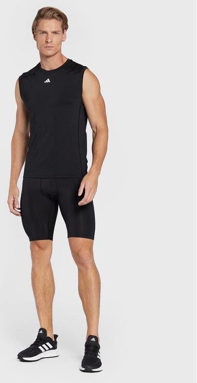 Adidas Performance Koszulka Techniczna Techfit Hk2338 Czarny Sli Fit ...