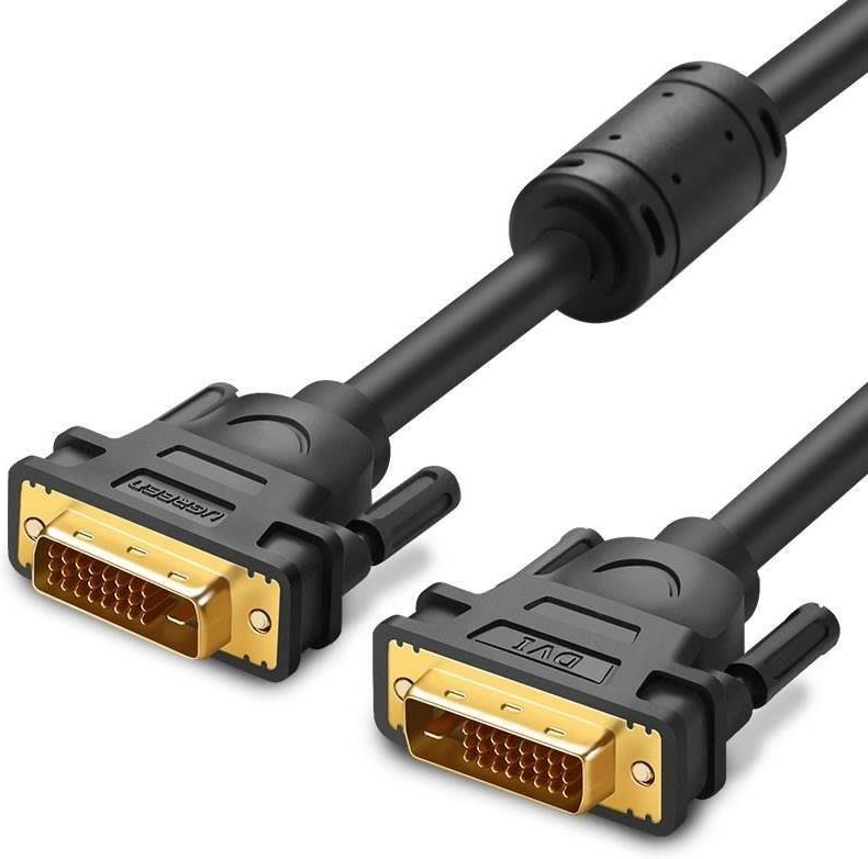 Kabel DVI (24+1) UGREEN DV101, 2K, dwukierunkowy, 2m (czarny ...