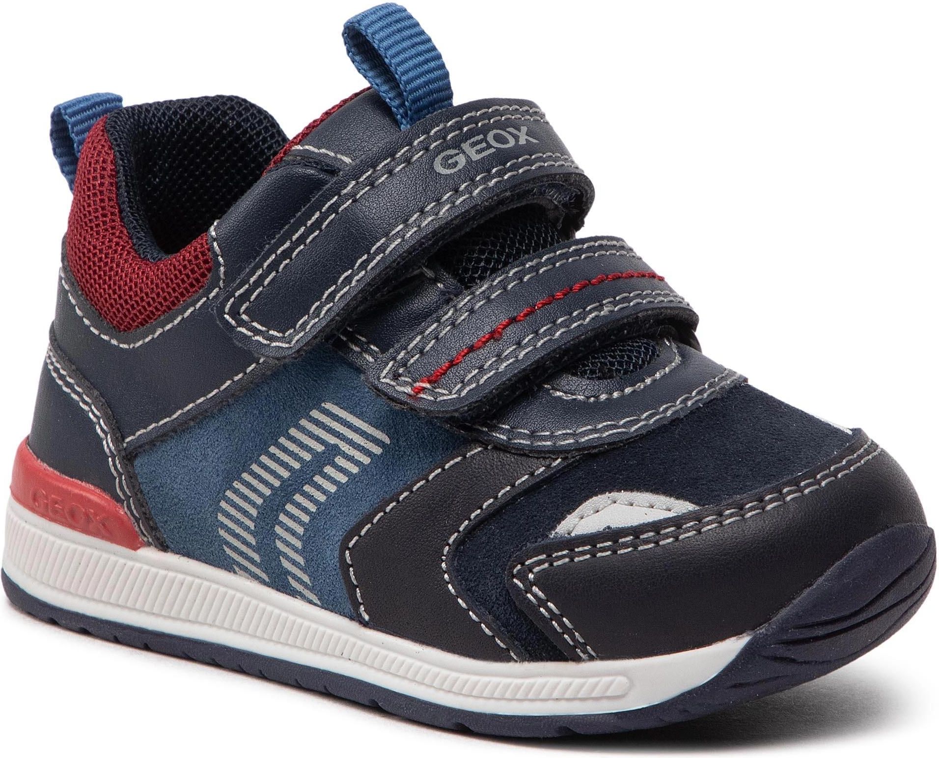 Sneakersy GEOX - B Rishon B. B B150RB 022BC C4P7M Dk Navy/Dk Red - Ceny i opinie - Ceneo.pl